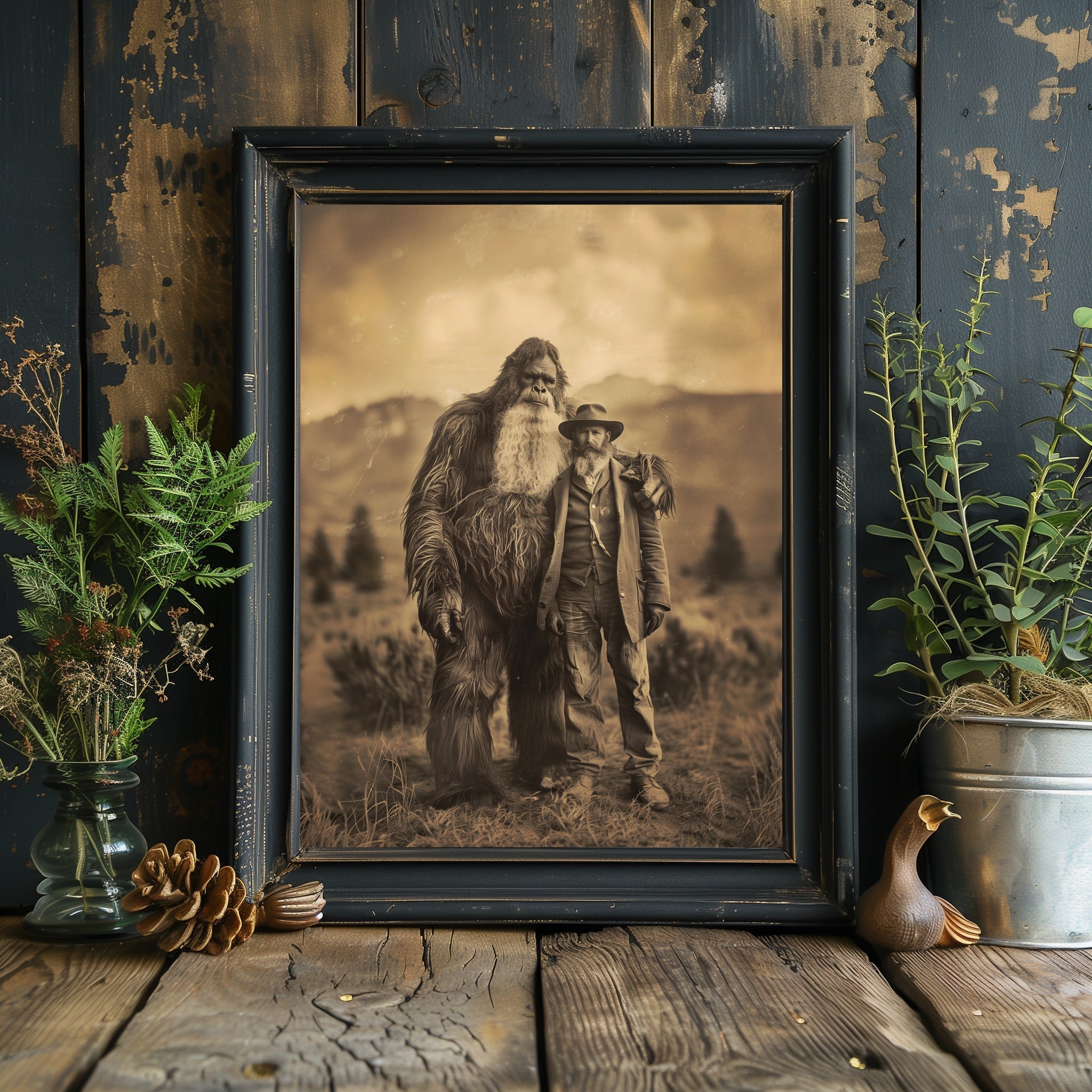 Gothic Wall Art - Vintage Photos with a Nostalgic Sepia Touch ...
