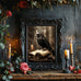 Black Raven in Library Dark Academia Gothic Artwork - Everything Pixel