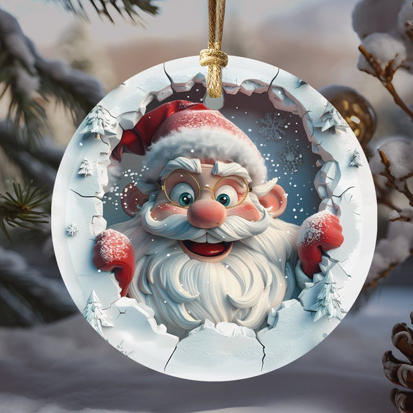 Christmas 3D Break Through Ornament Cliparts 20 PNG Bundle Sublimation ...