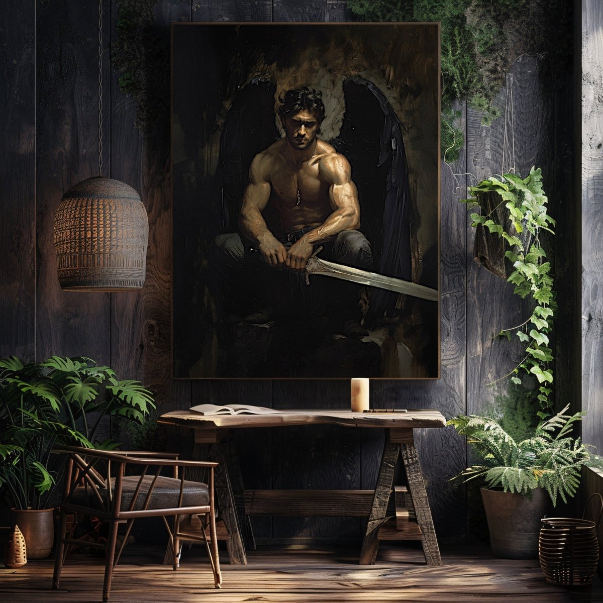 Dark Angel Wall Art Print – Everything Pixel