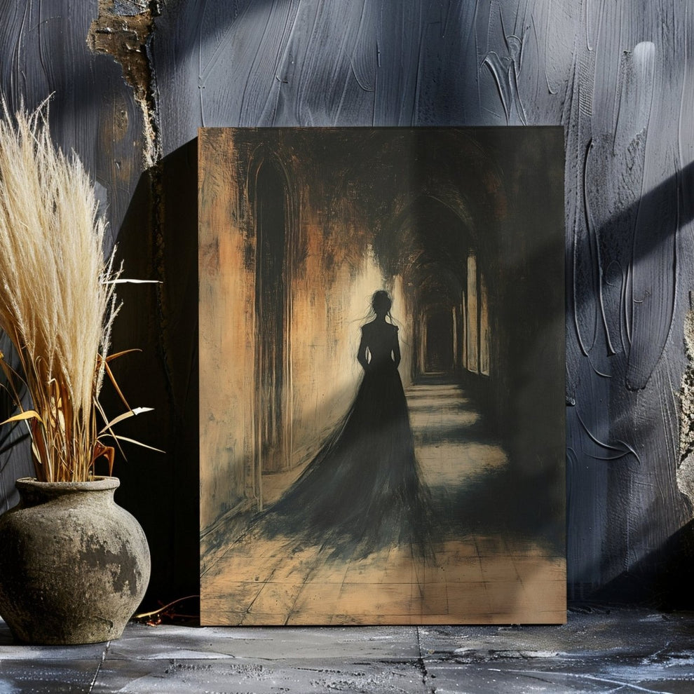 Haunted Gothic Wizard School Canvas Art - Magic Fantasy Decor ...