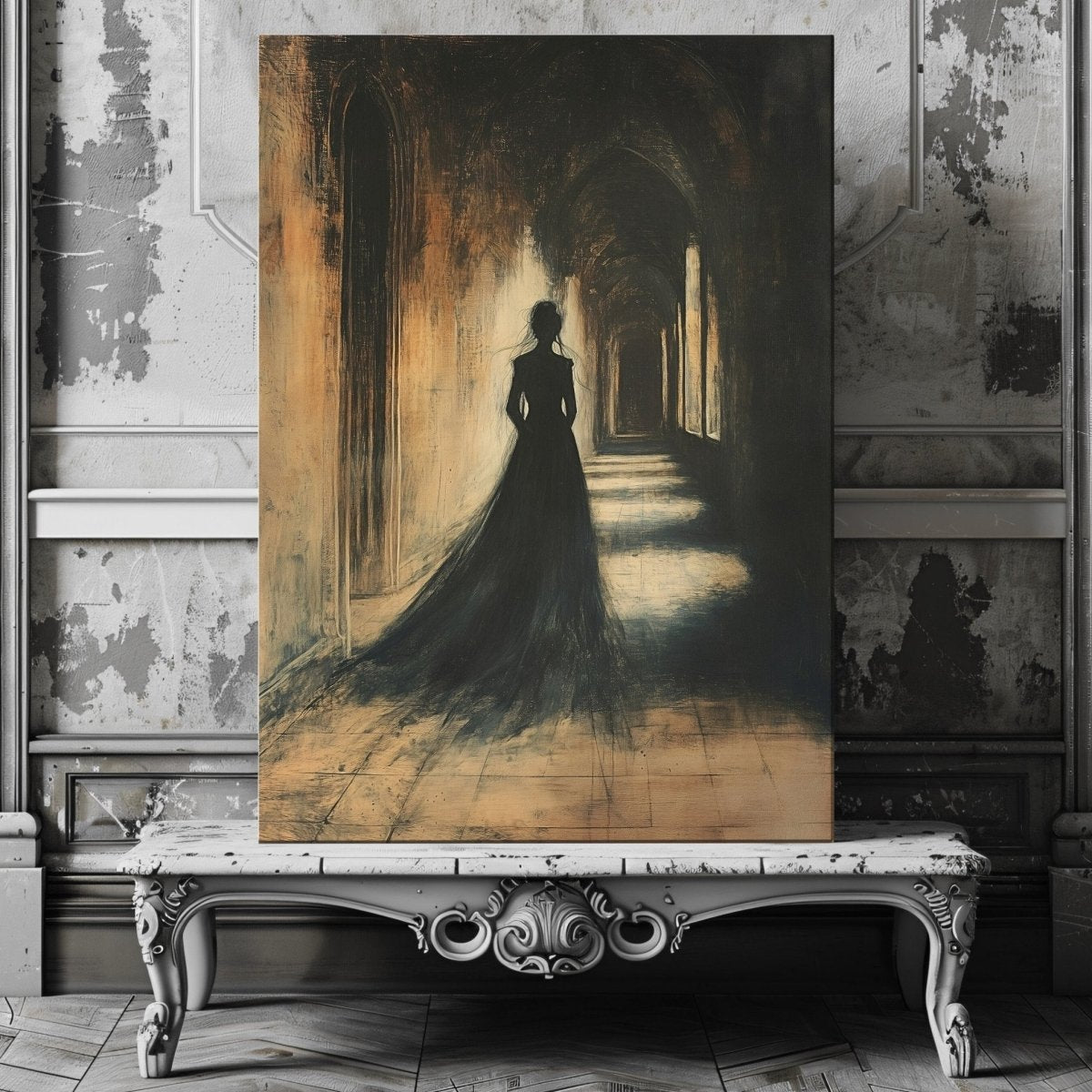 Haunted Gothic Wizard School Canvas Art - Magic Fantasy Decor ...