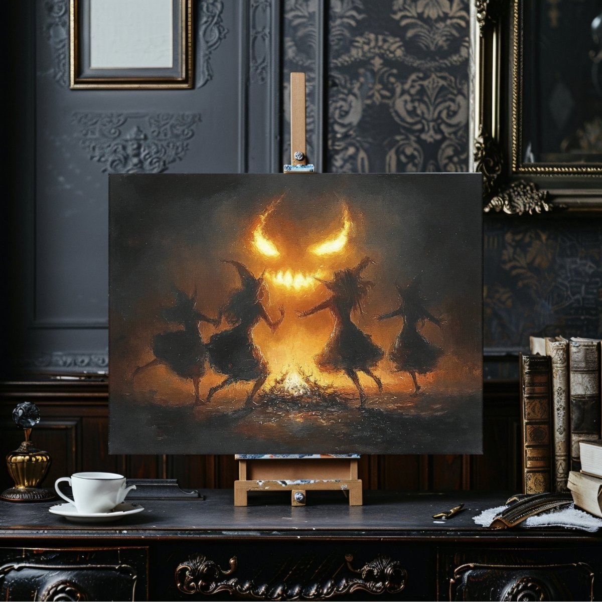 Witches' Fire Dance Canvas Print – Everything Pixel