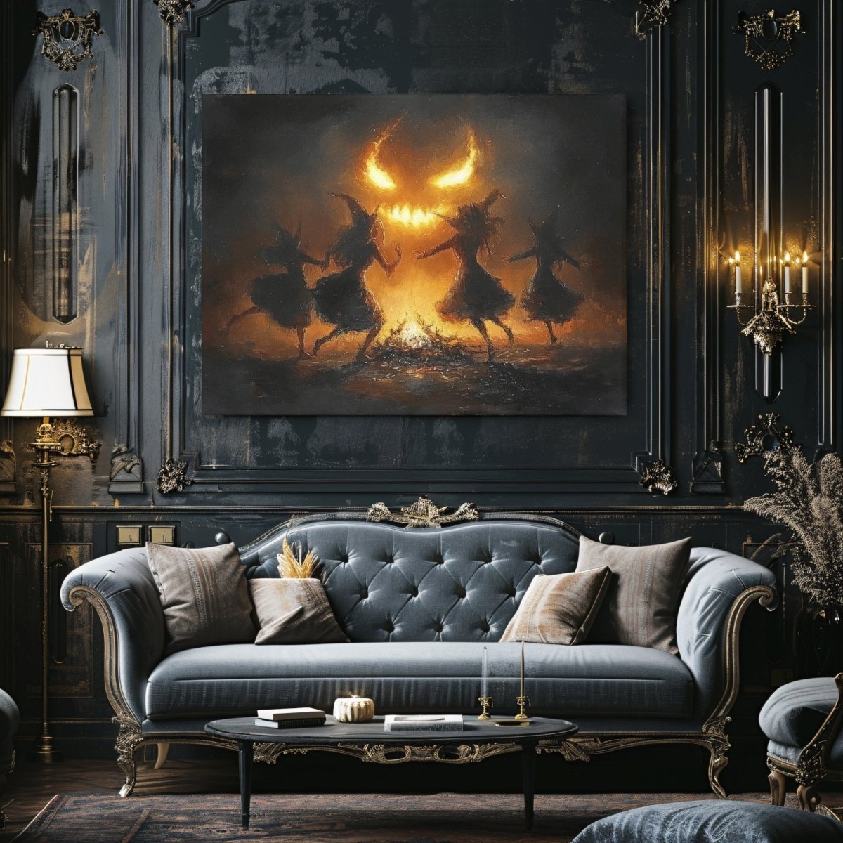 Witches' Fire Dance Canvas Print – Everything Pixel