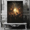 Wizards’ Ritual Canvas Print – Magical Art – Everything Pixel