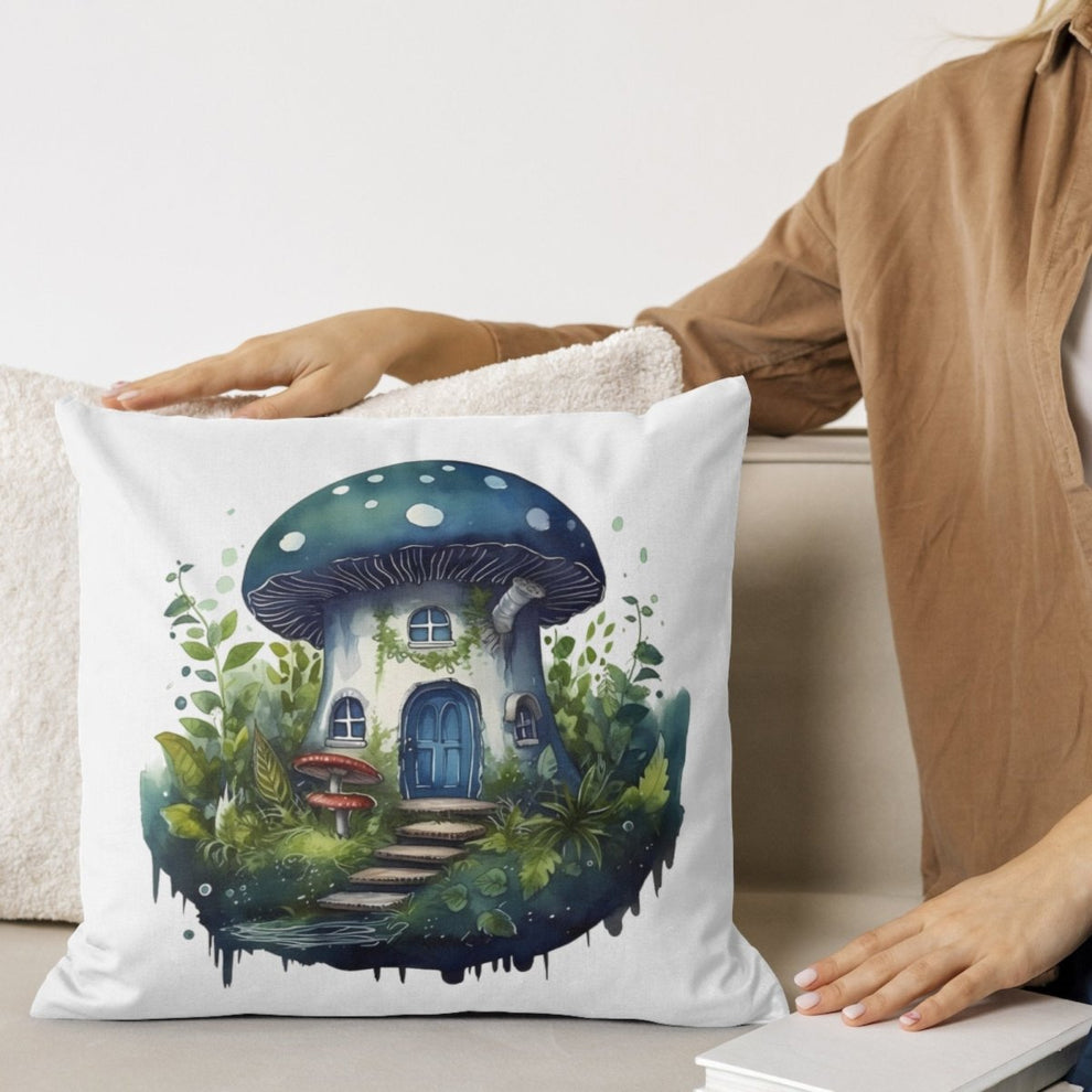 Blue Mushroom House 6+6 PNG Clip Art Bundle Dark Fairy Core ...
